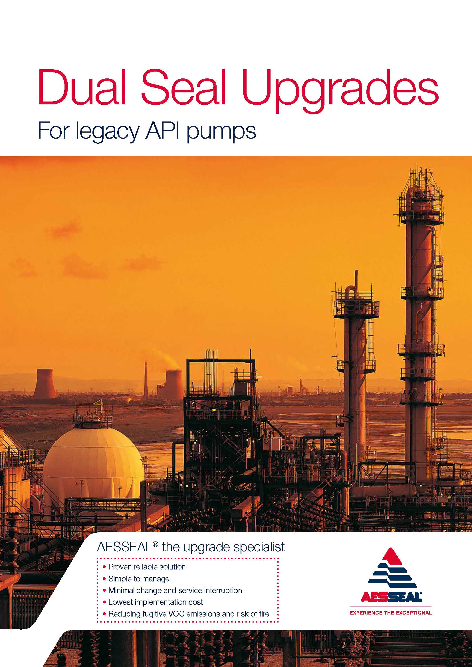 Dual Seal Upgrades - For legacy API pumps | AESSEAL